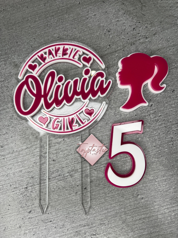 Barbie Cake topper/ set - Topptastic Ltd