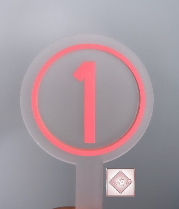 Mini Number paddle - Topptastic Ltd