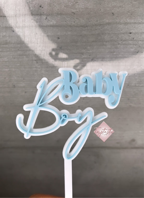 Baby Boy topper - Topptastic Ltd